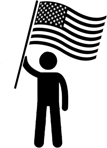 stick-figure-with-flag – Faith, Family, Freedom